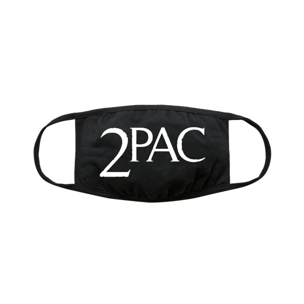 Tupac 'Logo' (Black) Face Mask Ã‚Â¦ Eyesore Merch
