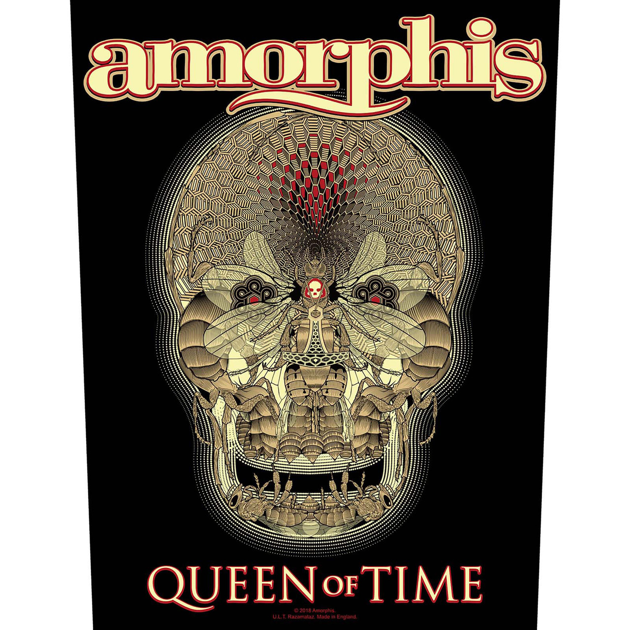 Amorphis 'Queen of Time 'Breakin' Outa Hell' (Black) Back Patch ...