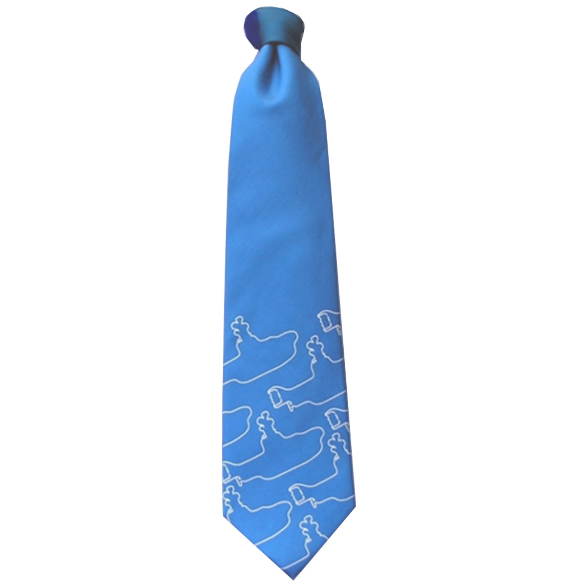 The Beatles 'Yellow Submarine' (Blue) Silk Tie Ã‚Â¦ Eyesore Merch
