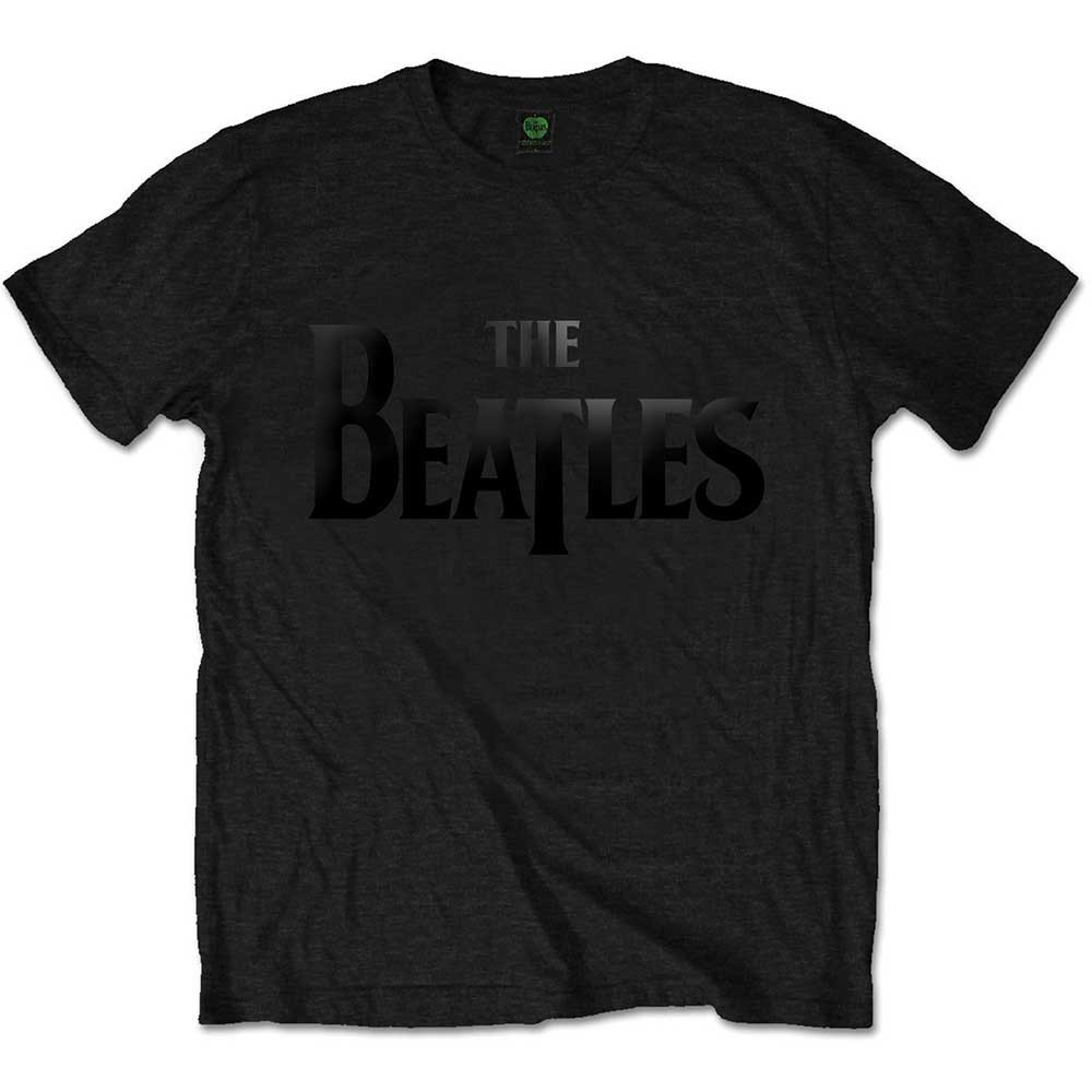 The Beatles 'Drop T Logo Gloss Print' (Black) T-Shirt Ã‚Â¦ Eyesore Merch
