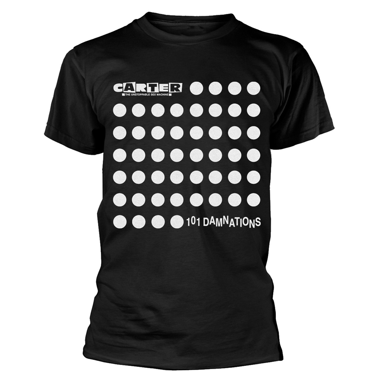 Carter The Unstoppable Sex Machine 101 Damnations Black T Shirt