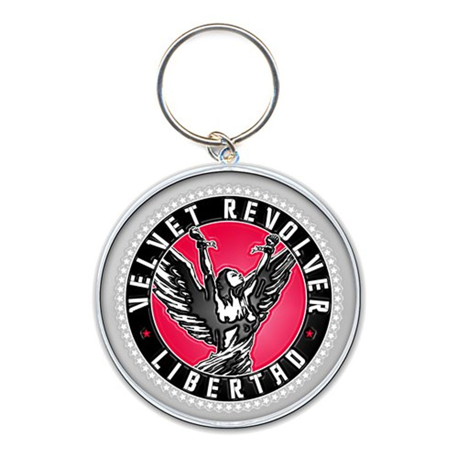 Velvet Revolver 'Circle Logo' Keyring | Eyesore Merch