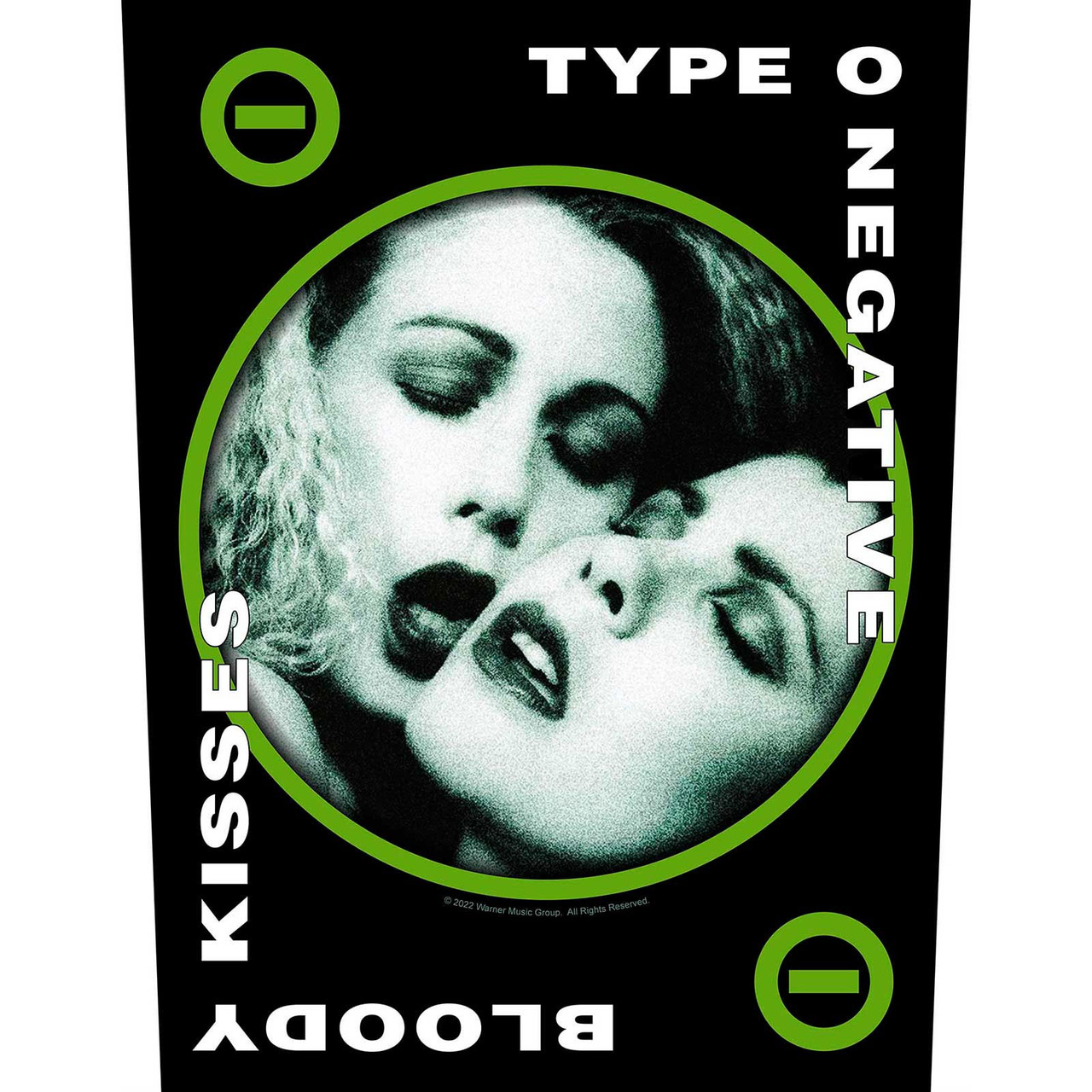Type O Negative 'Bloody Kisses' Back Patch | Eyesore Merch