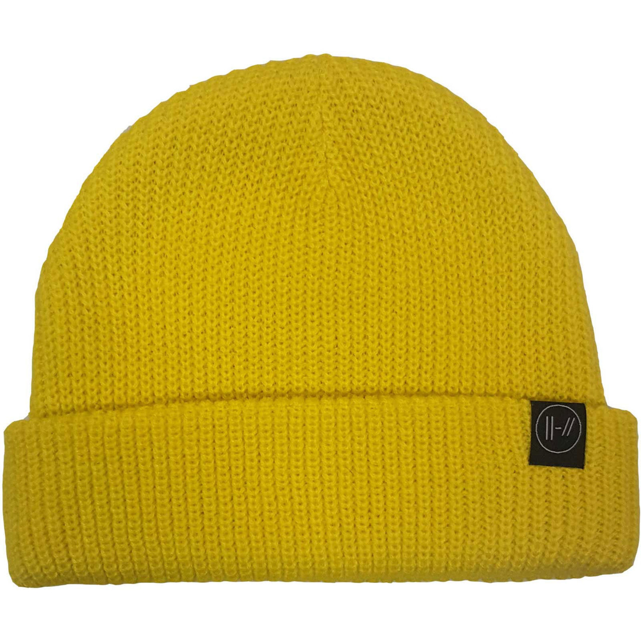 Twenty One Pilots 'Double Bars' (Yellow) Beanie Hat | Eyesore Merch