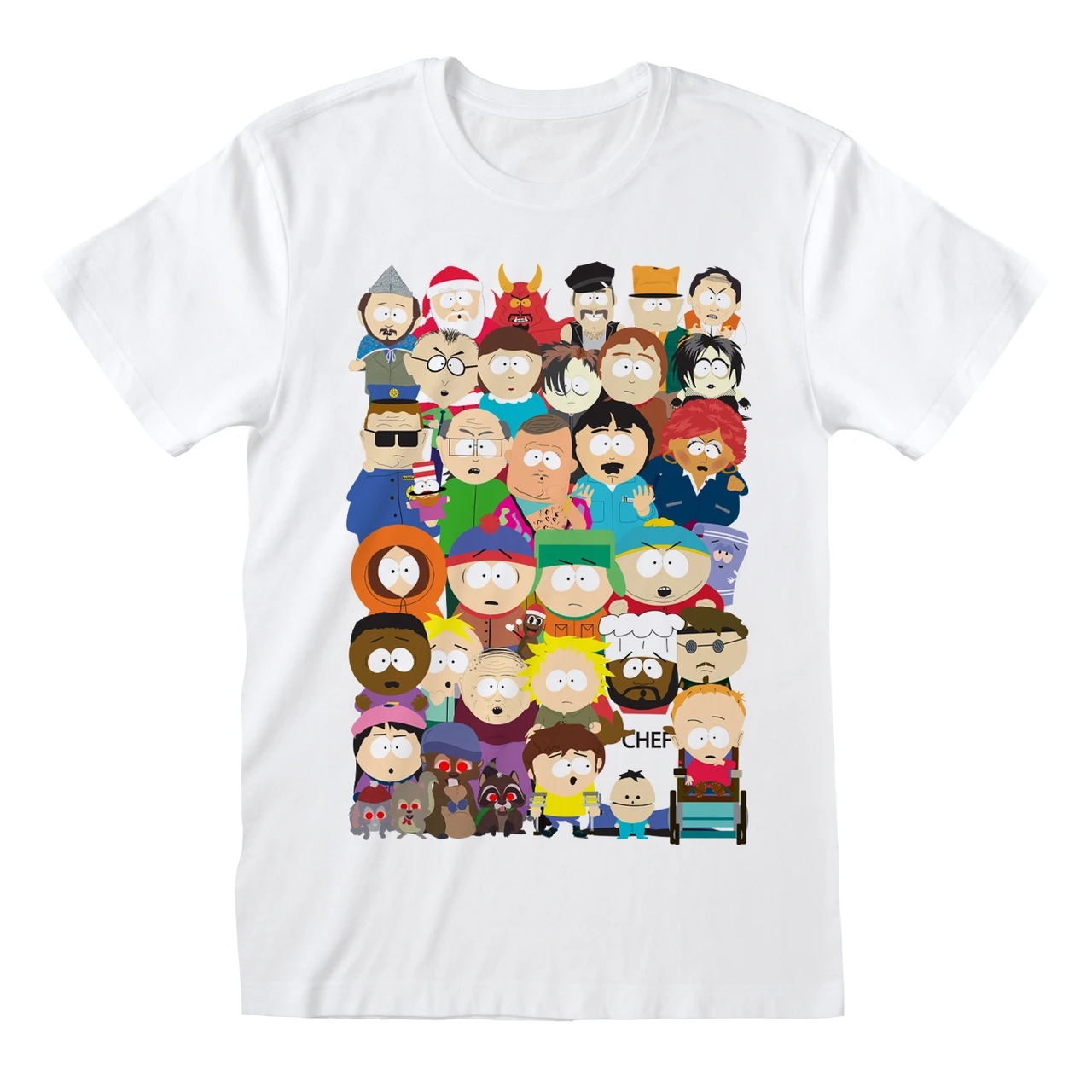 South Park 'Town Group' (White) T-Shirt