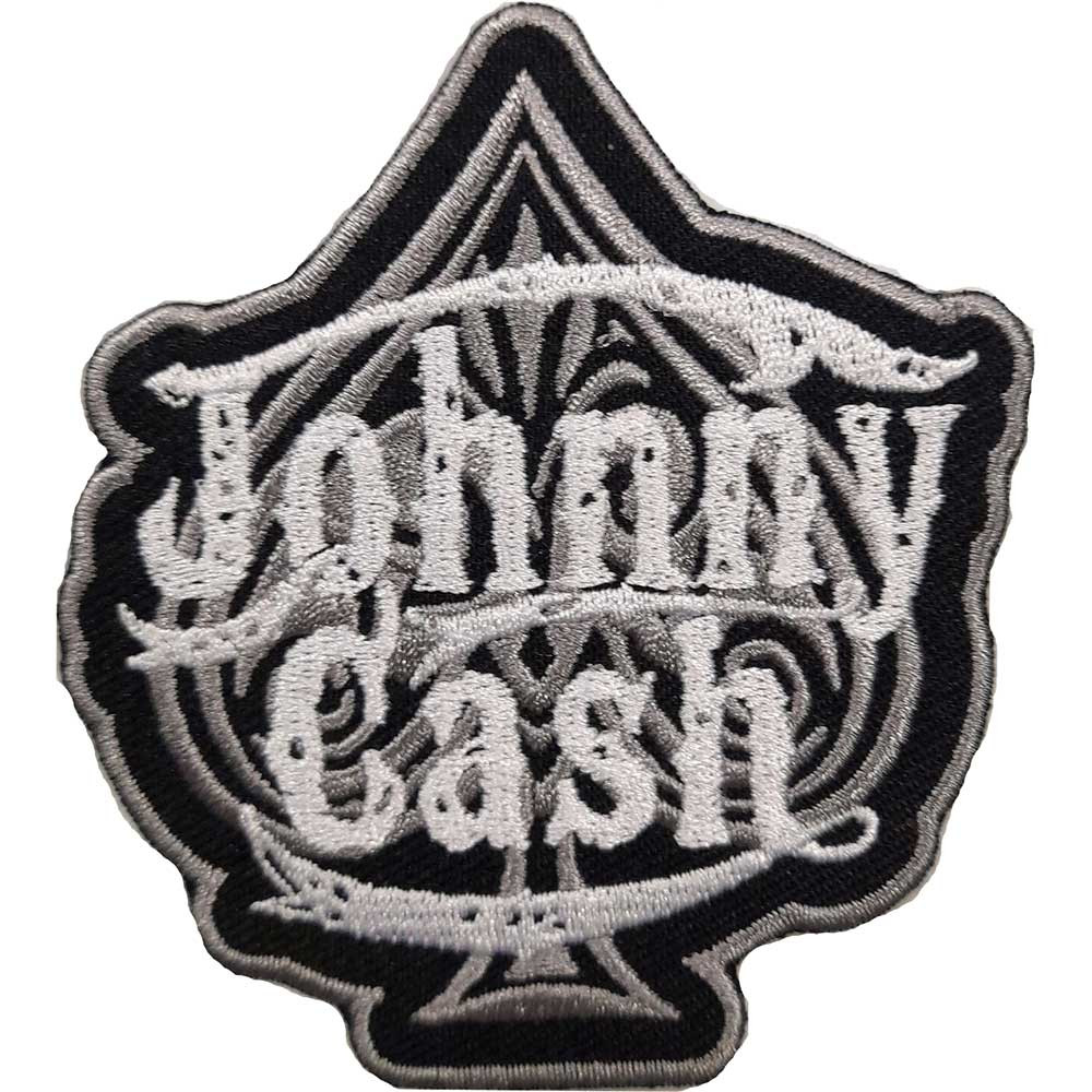 Johnny Cash 'Spade' (Iron On) Patch | Eyesore Merch