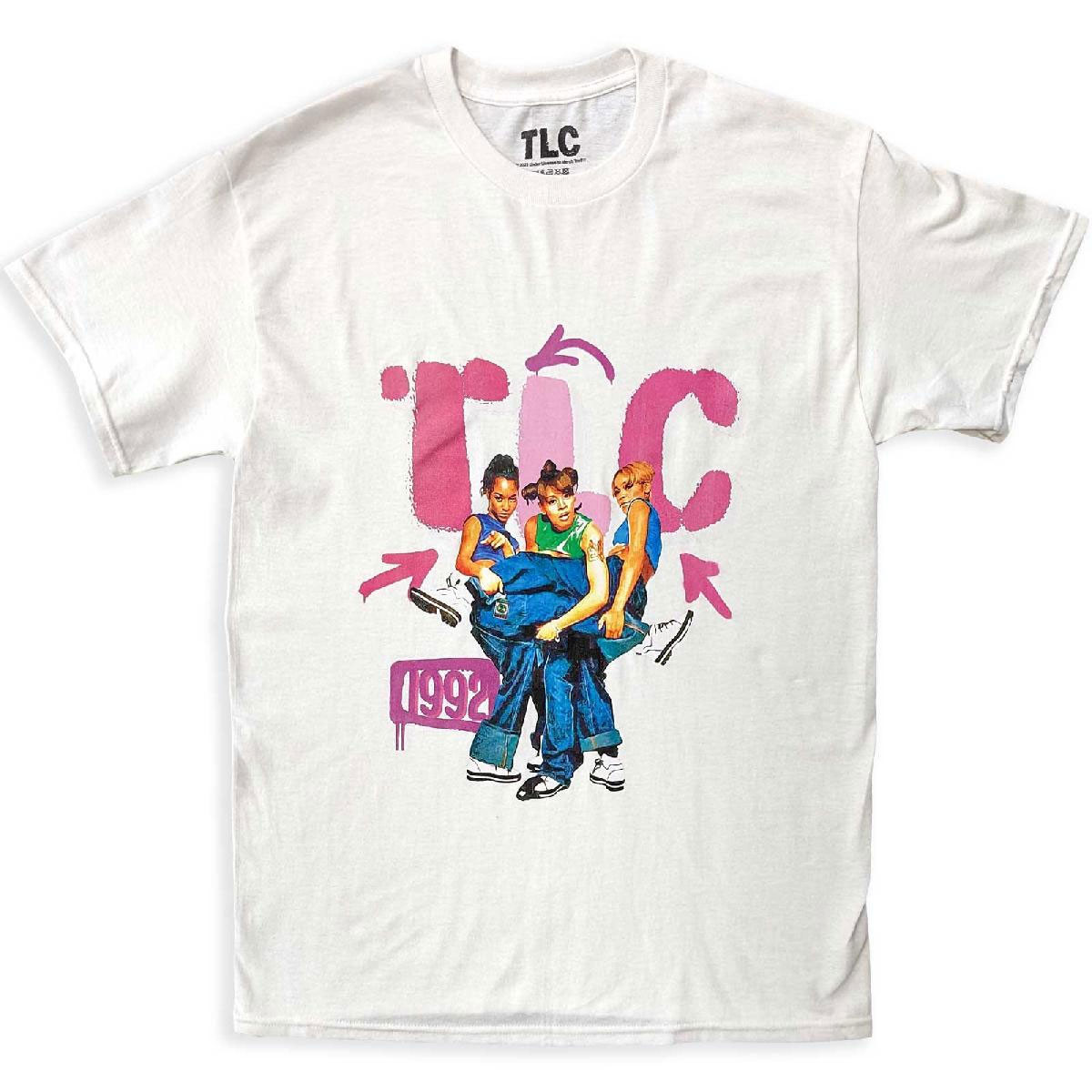 TLC 'Kicking Group' (White) T-Shirt | Eyesore Merch