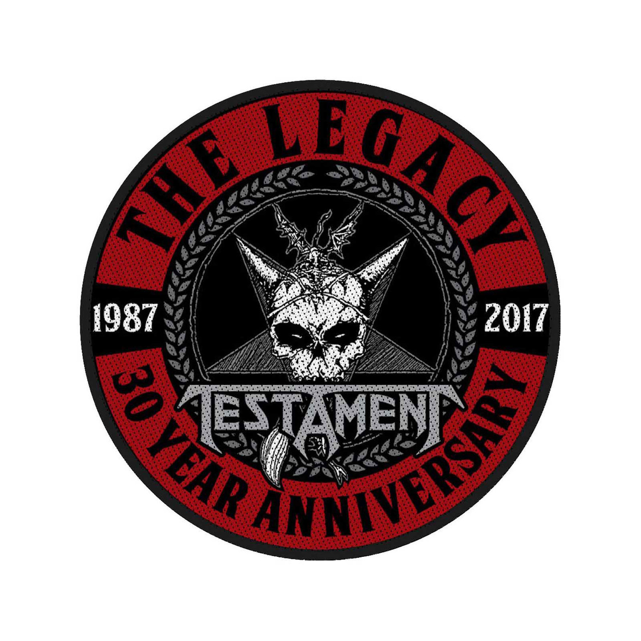 Testament 'The Legacy 30 Year Anniversary' Patch | Eyesore Merch