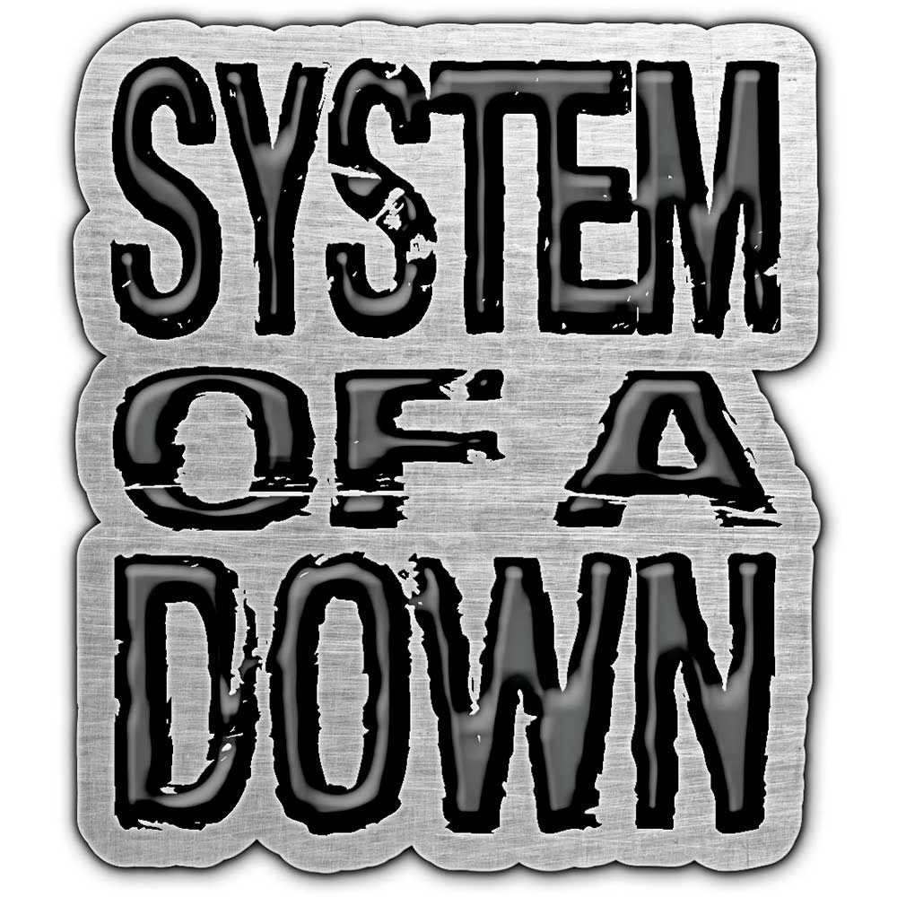System Of A Down 'Logo' Pin Badge | Eyesore Merch