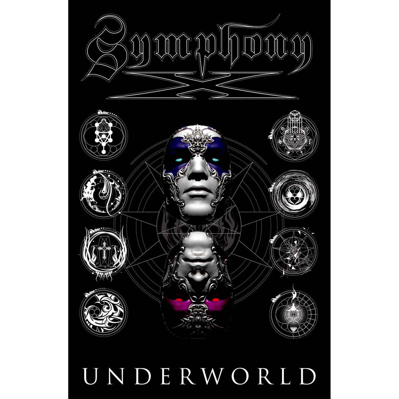Symphony X 'Underworld' Textile Poster | Eyesore Merch