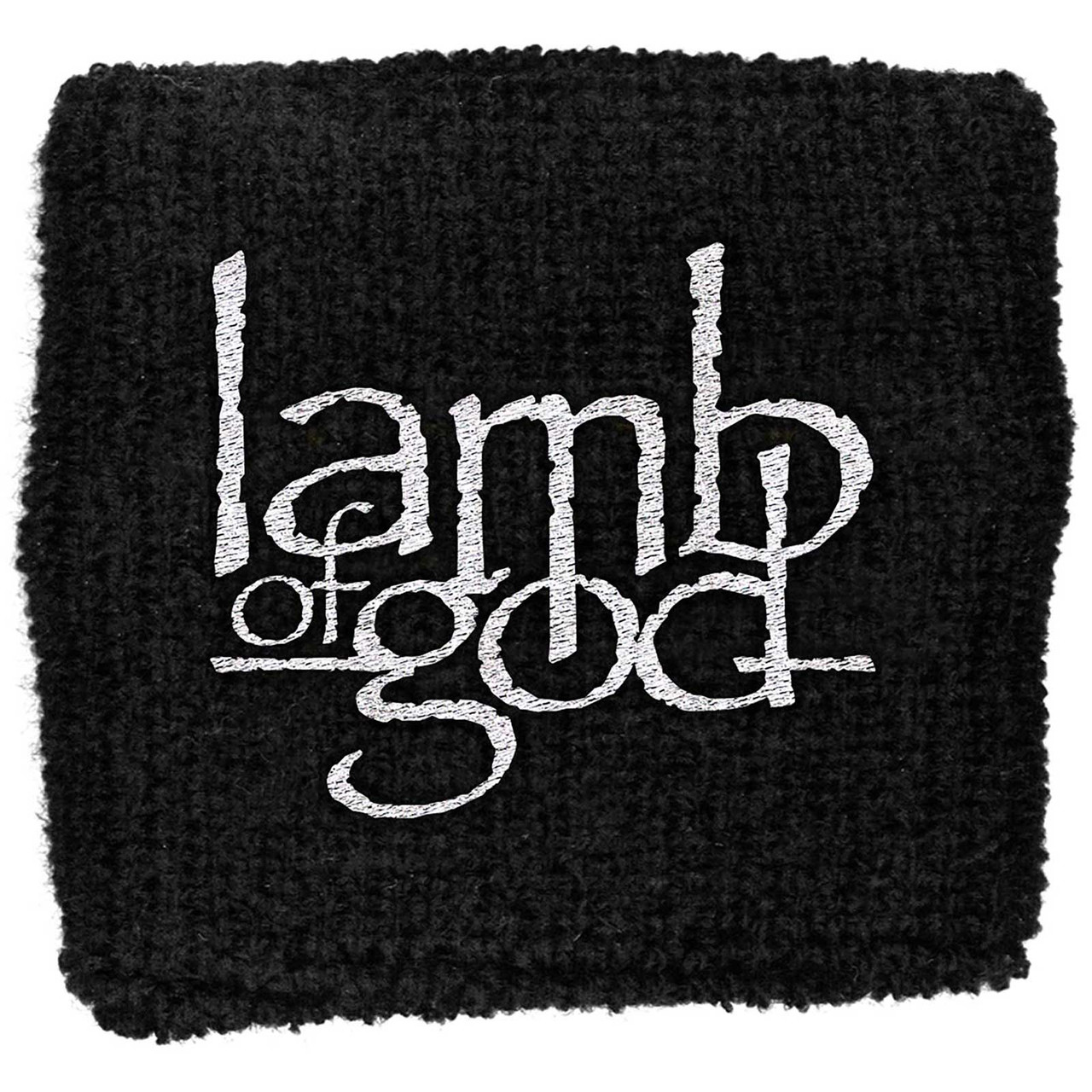Lamb Of God 'Logo' (Black) Wristband | Eyesore Merch