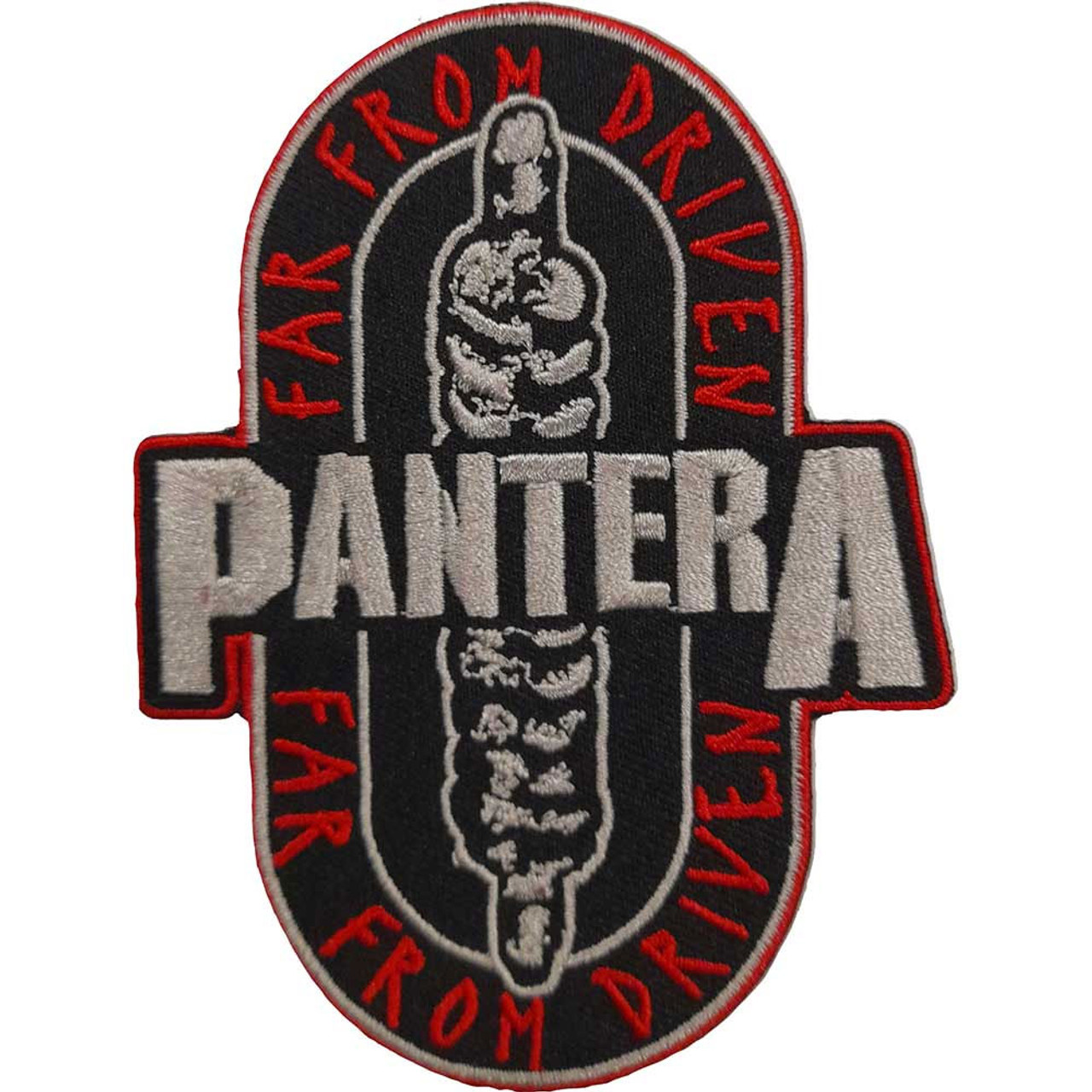 Pantera Far From Iron On Patch Eyesore Merch