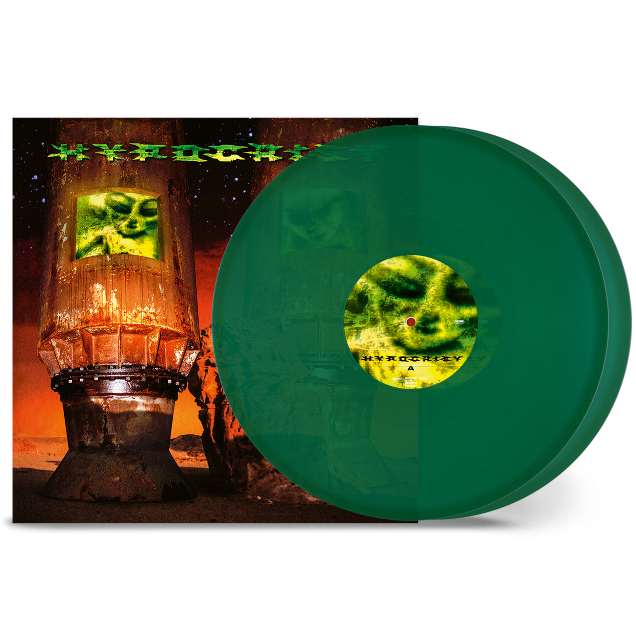 Hypocrisy 'Hypocrisy' 2LP Transparent Green Vinyl