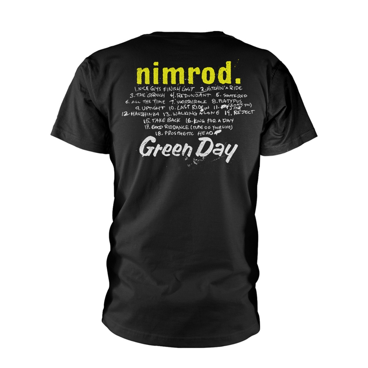 Green Day 'Nimrod Portrait' (Black) T-Shirt | Eyesore Merch
