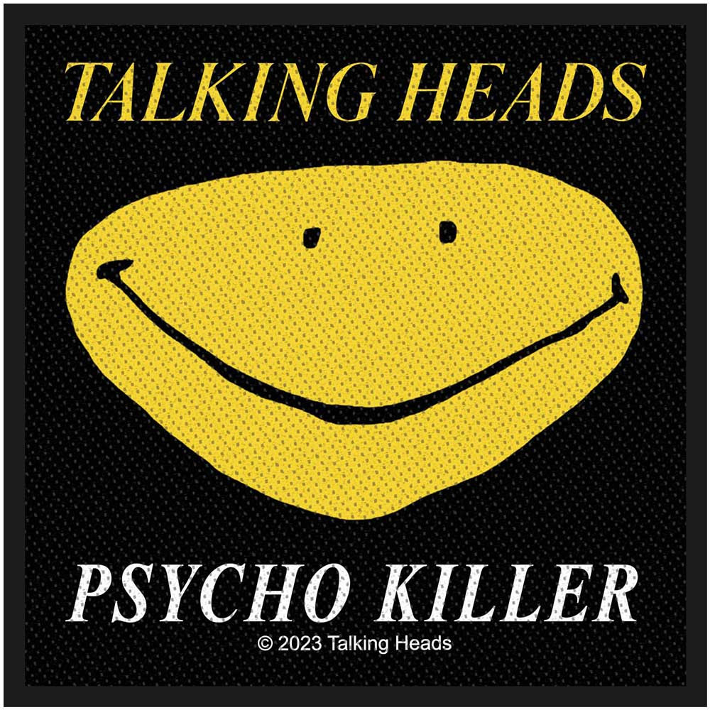 Talking Heads 'Psycho Killer' Patch | Eyesore Merch