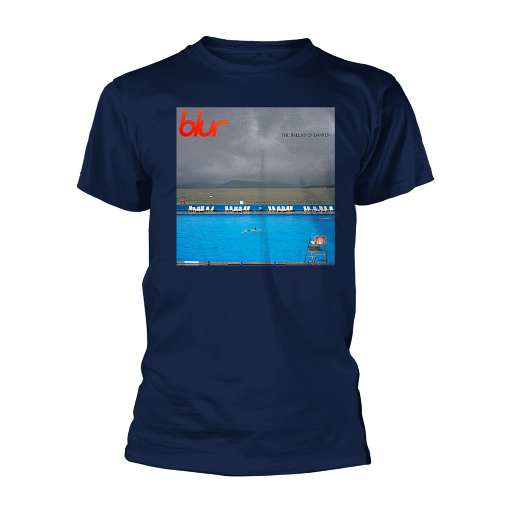 Blur 'The Ballad of Darren' (Blue) T-Shirt | Eyesore Merch