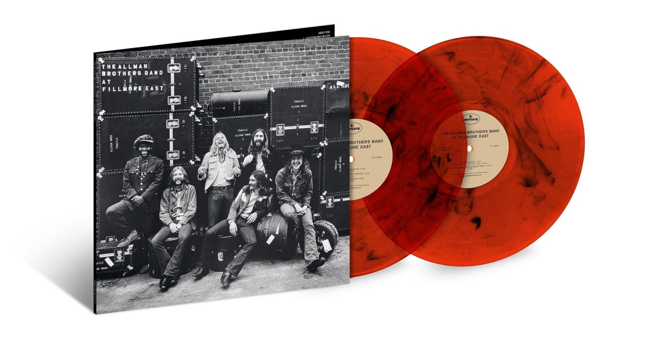 The Allman Brothers Band 'At Fillmore East' 2LP Red Vinyl