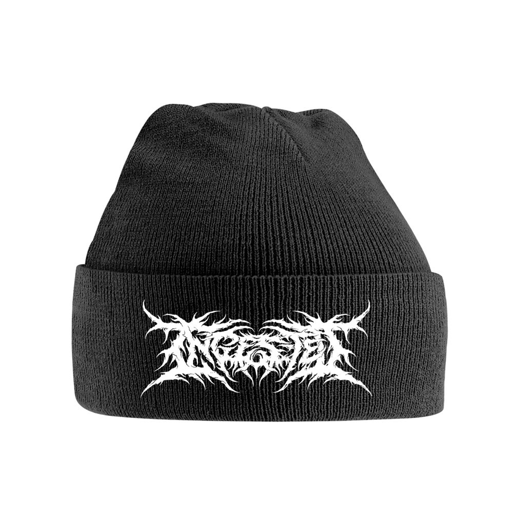 Ingested 'Logo' (Black) Beanie Hat | Eyesore Merch
