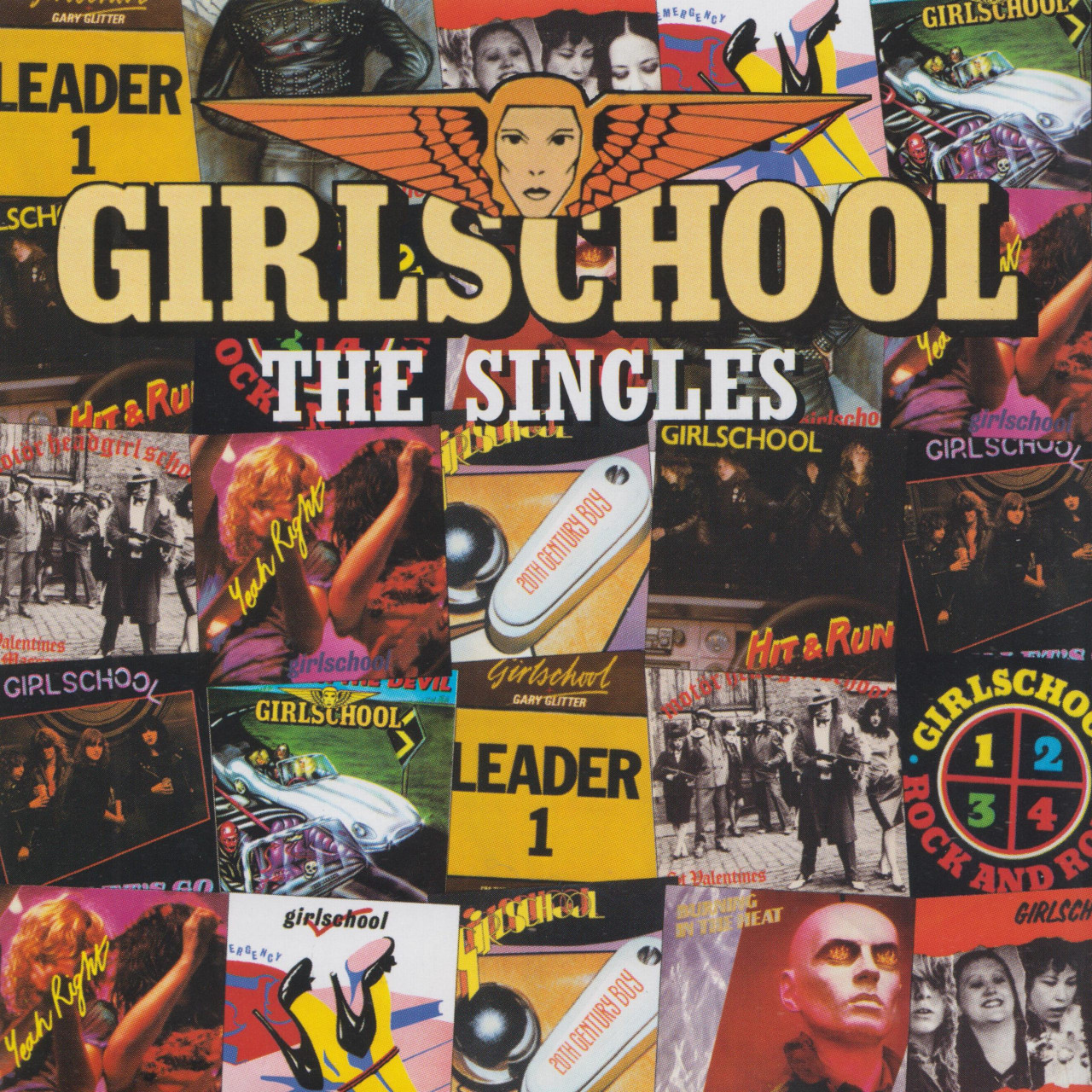 Girlschool 'The Singles' 2CD Jewel Case
