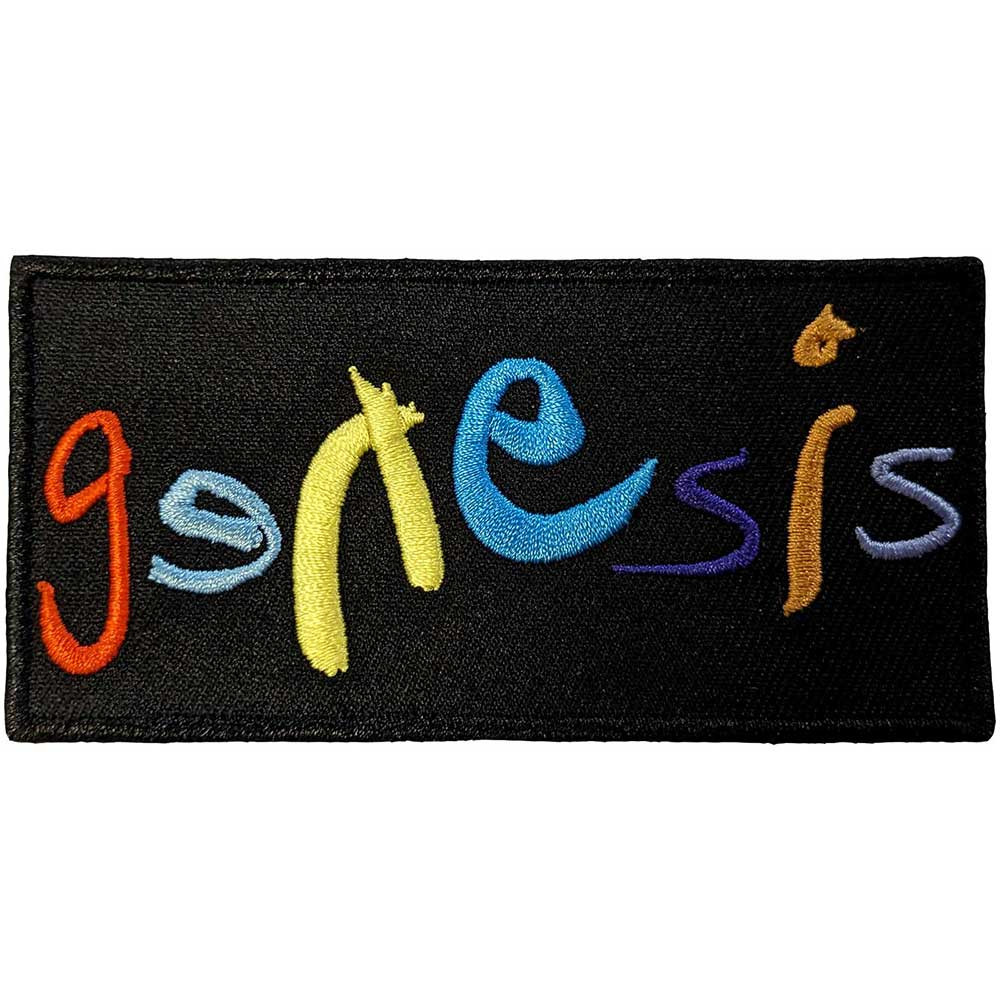 Genesis 'Logo' (Black) (Iron On) Patch | Eyesore Merch
