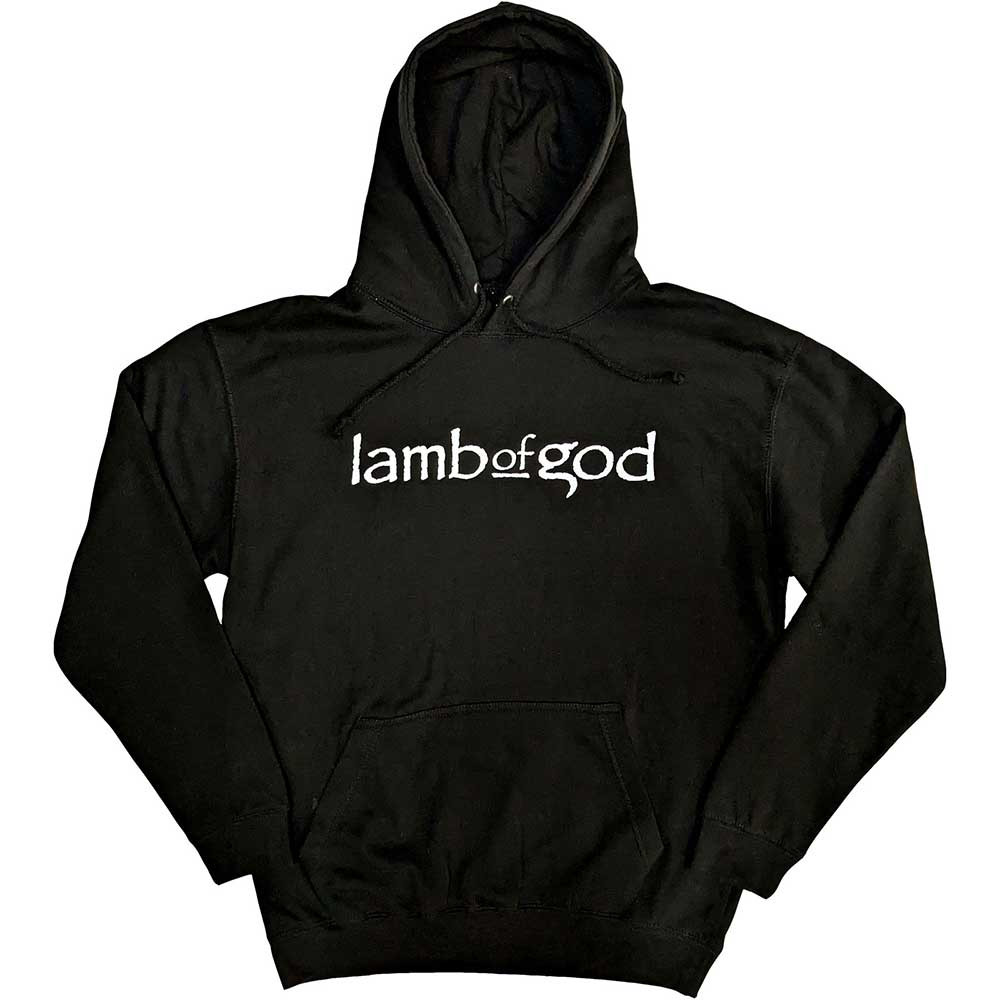 Lamb Of God 'Skeleton Eagle' (Black) Pull Over Hoodie | Eyesore Merch