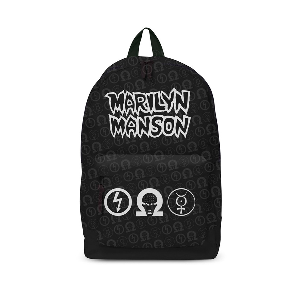 Marilyn Manson 'Logo' Rocksax Backpack | Eyesore Merch