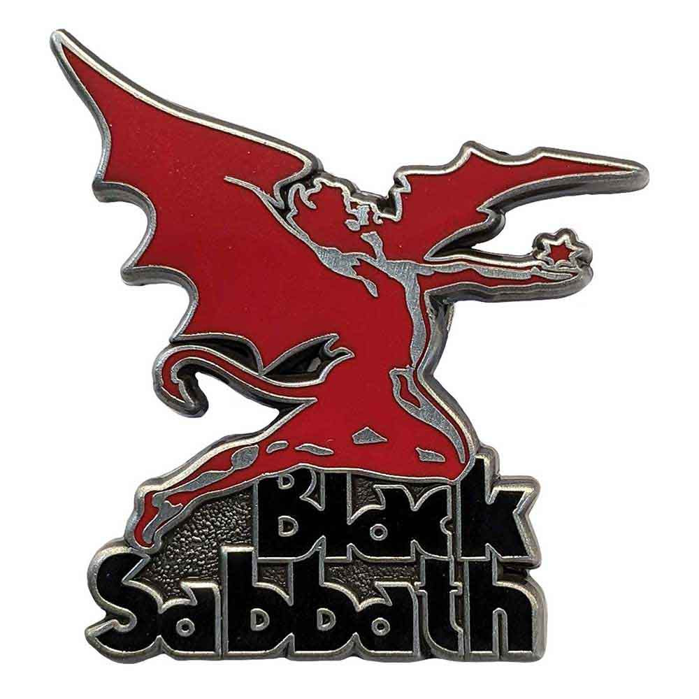Black Sabbath 'Logo & Daemon' Pin Badge | Eyesore Merch