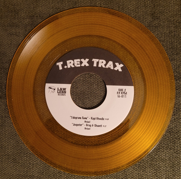 Various Artists- 'T Rex Trax' 7" Hand-numbered Yellow Vinyl