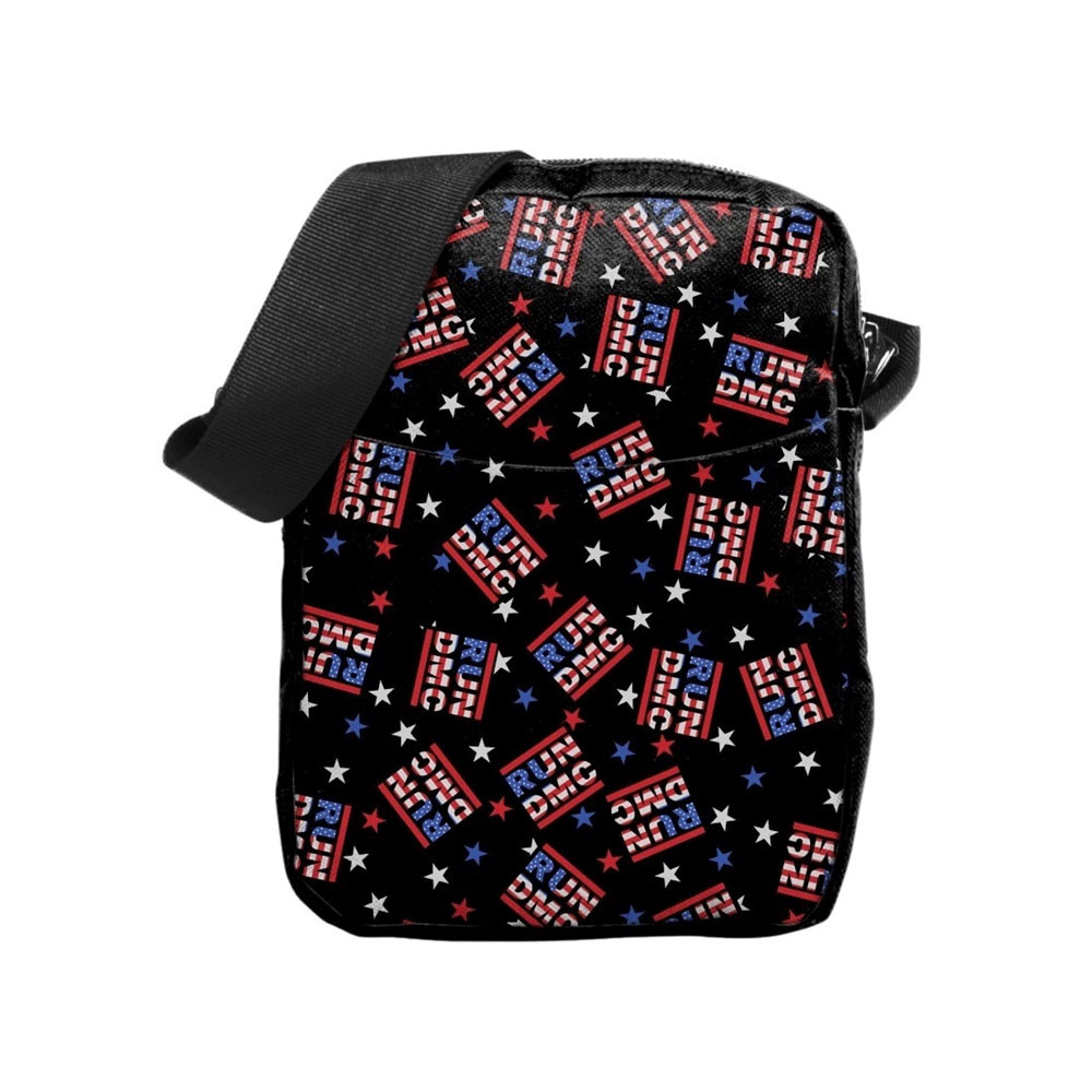Run DMC 'USA Logo' Rocksax Cross Body Bag | Eyesore Merch