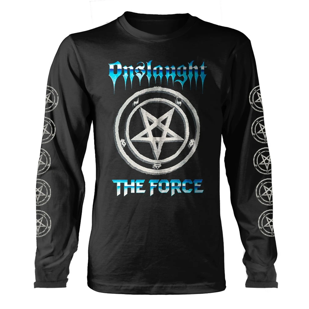 Onslaught 'The Force' (Black) Long Sleeve Shirt | Eyesore Merch