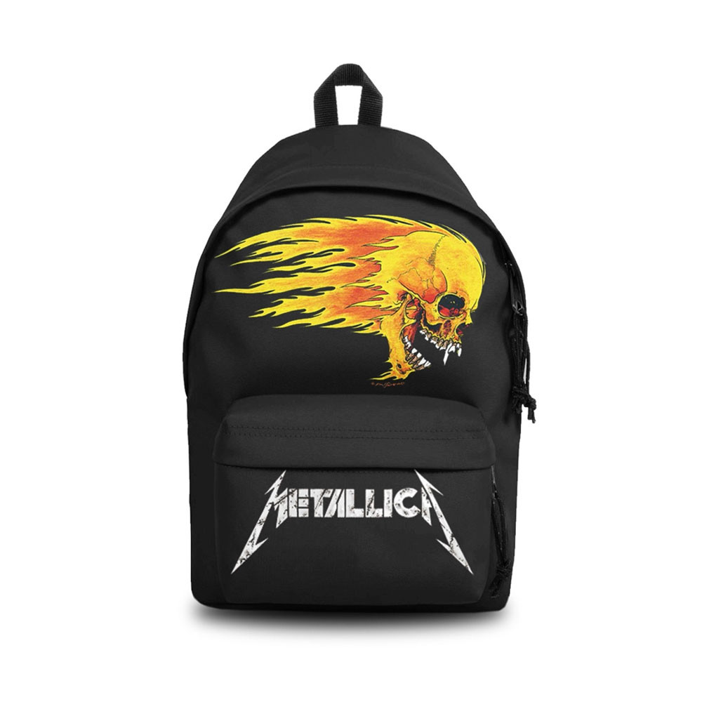 Metallica 'Pushead Flame' Rocksax Backpack | Eyesore Merch