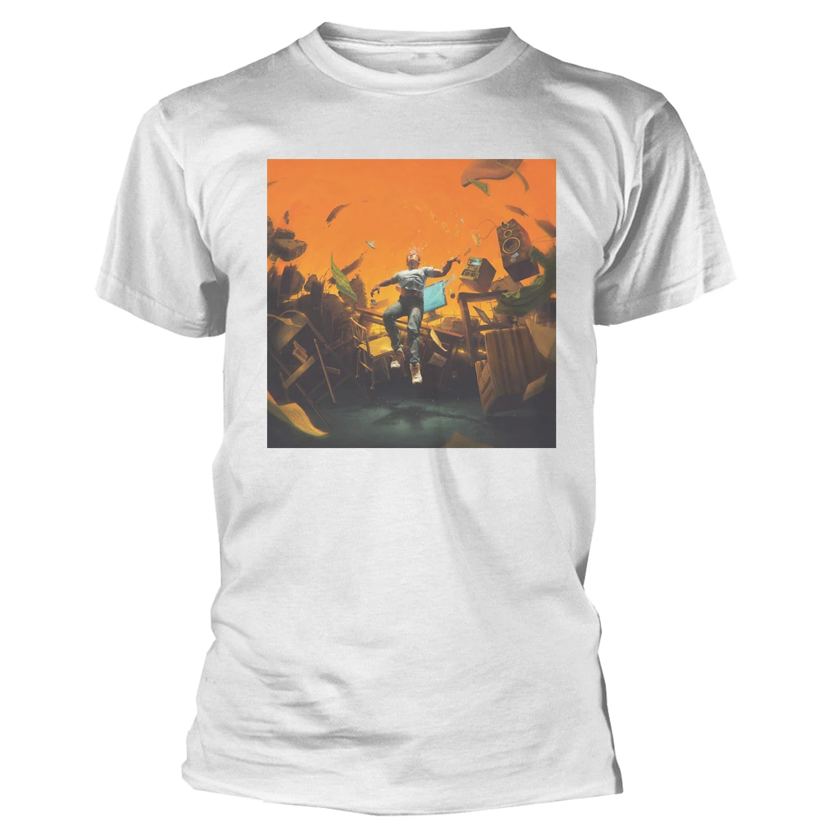 Logic 'No Pressure' (White) T-Shirt | Eyesore Merch