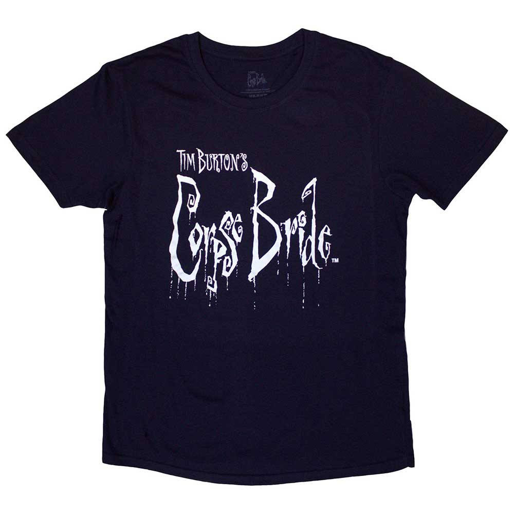 Tim Burton's Corpse Bride 'Logo' (Navy) T-Shirt | Eyesore Merch