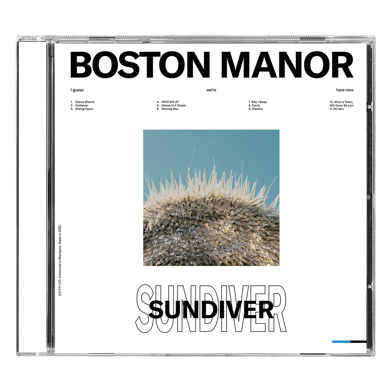 Boston Manor 'Sundiver' CD Jewel Case