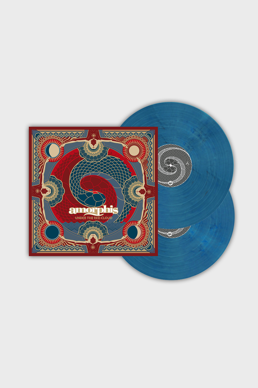 Amorphis 'Under The Red Cloud' 2LP 'Dark Path' Transparent Red Blue ...