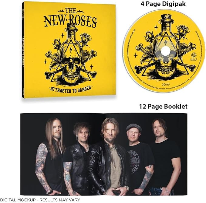 The New Roses 'Attracted To Danger' CD Digipack