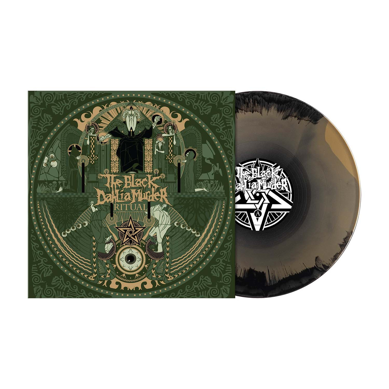 The Black Dahlia Murder 'Ritual' LP Gold Black Merge Vinyl