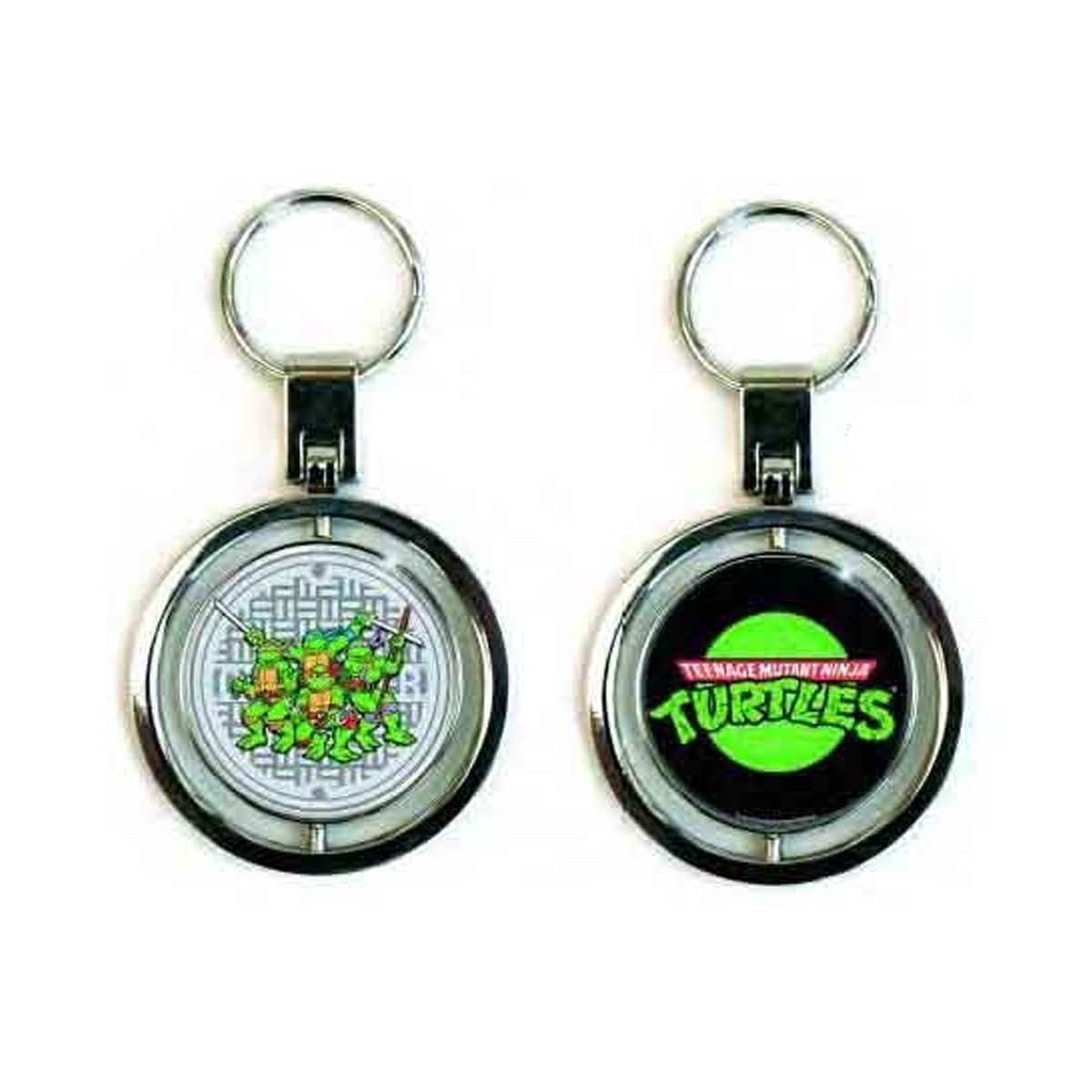Teenage Mutant Ninja Turtles 'T-M-N-T' Spinner Keyring | Eyesore Merch