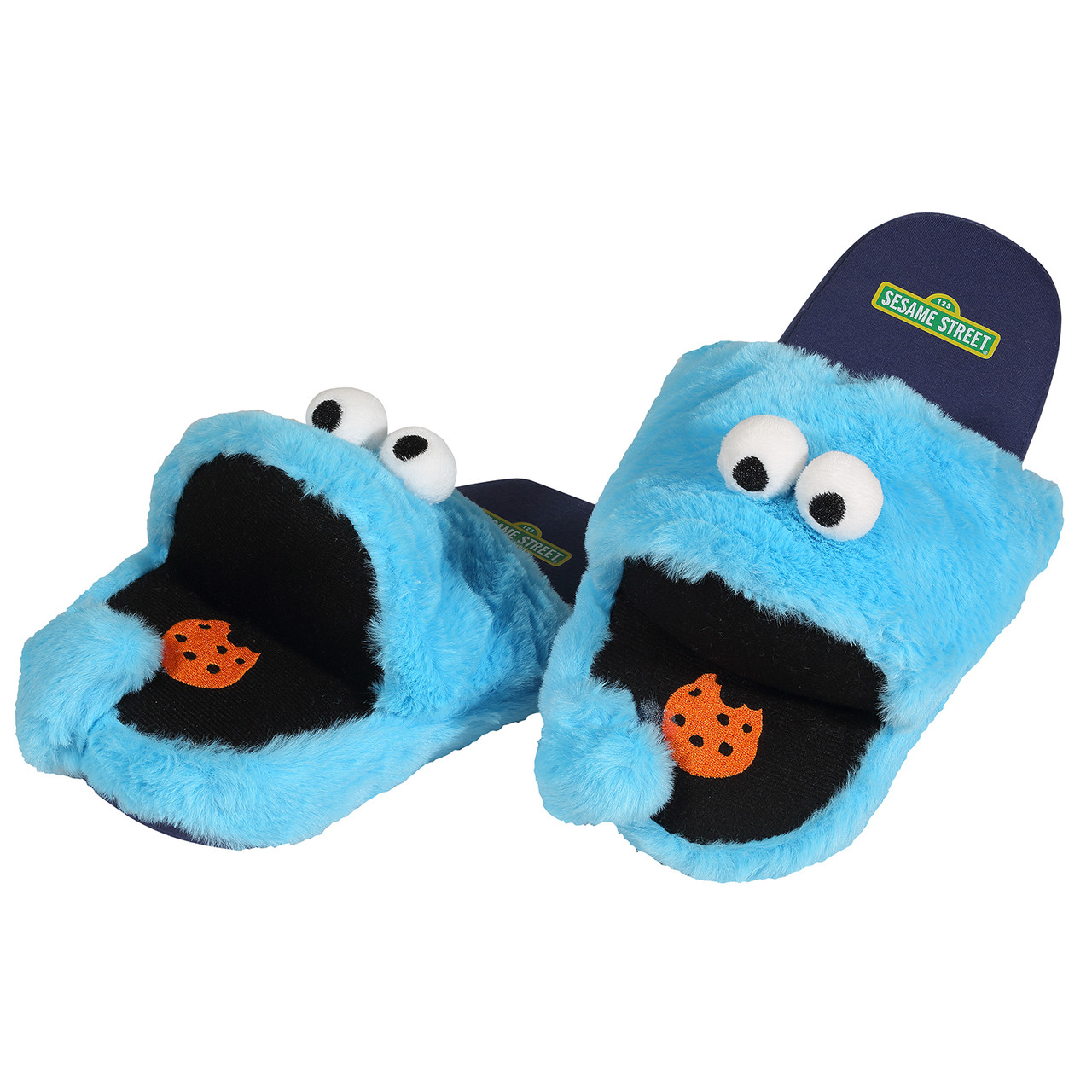Sesame Street 'Cookie Monster' (Blue) Slippers