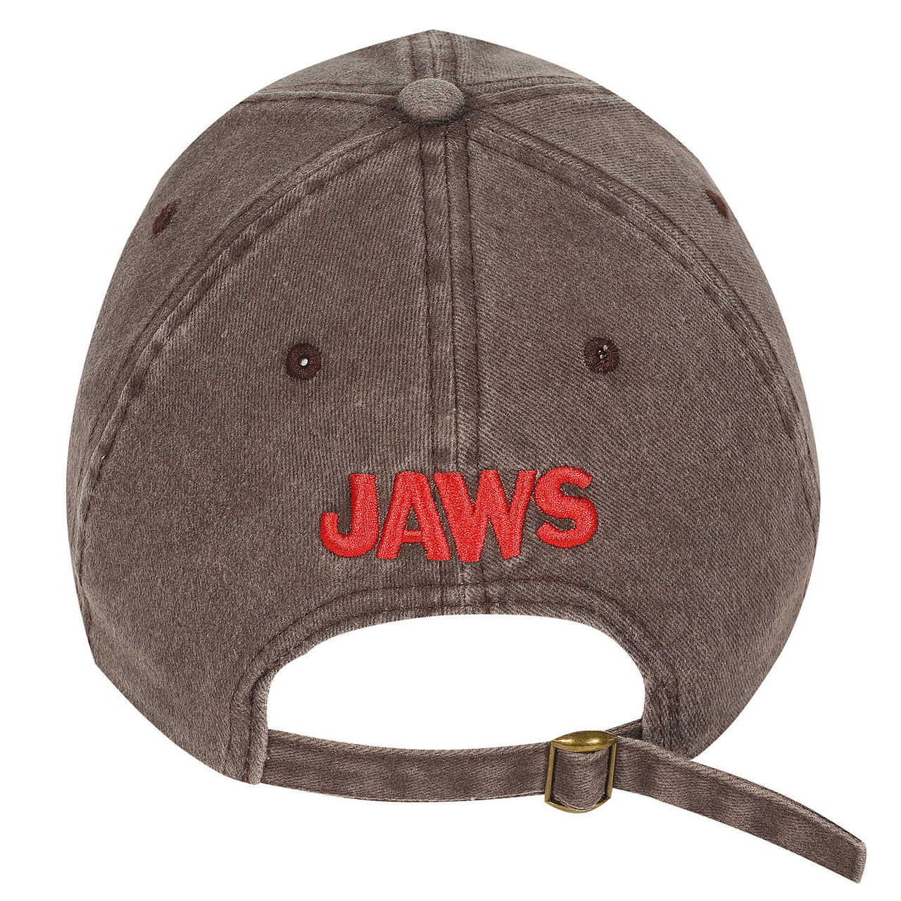 Jaws 'Shark Tours' (Grey) Washed Baseball Cap | Eyesore Merch