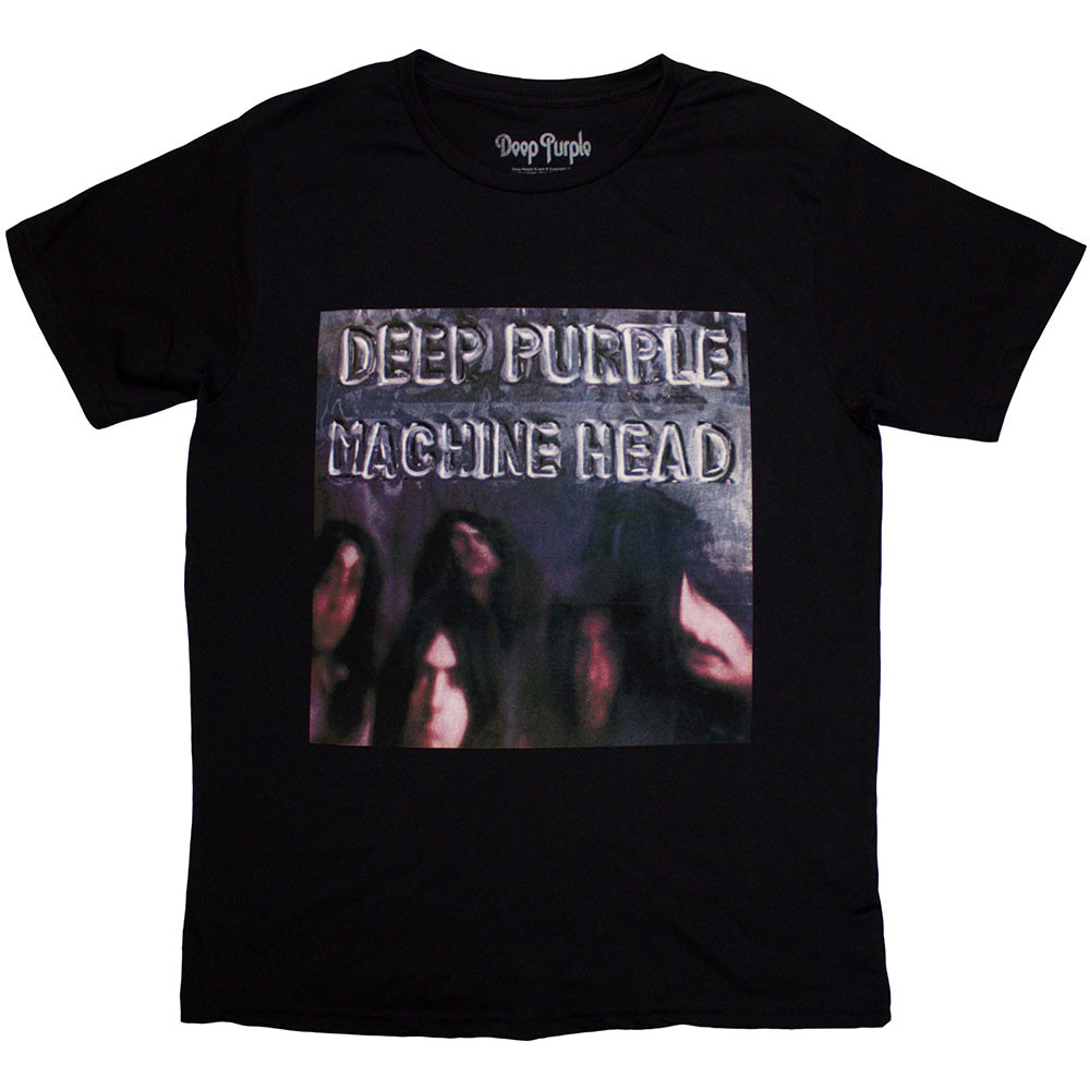 Deep Purple 'Machine Head Album Cover' (Black) T-Shirt | Eyesore Merch