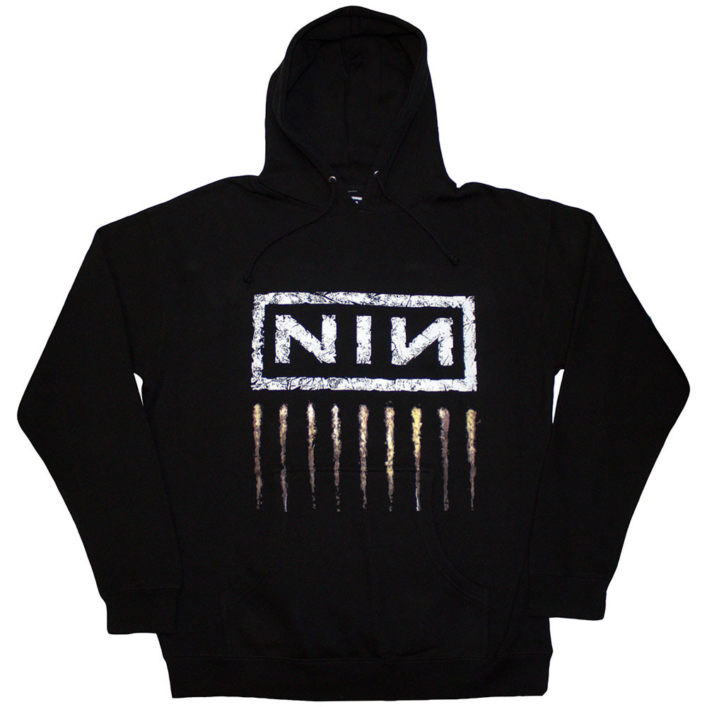 Nine Inch Nails 'Downward Spiral' (Black) Pull Over Hoodie | Eyesore Merch