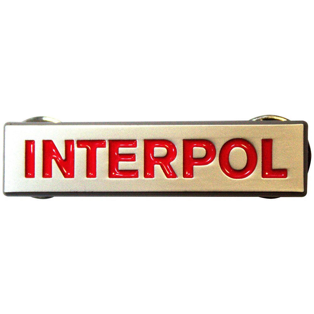 Interpol 'Text Logo' Pin Badge | Eyesore Merch