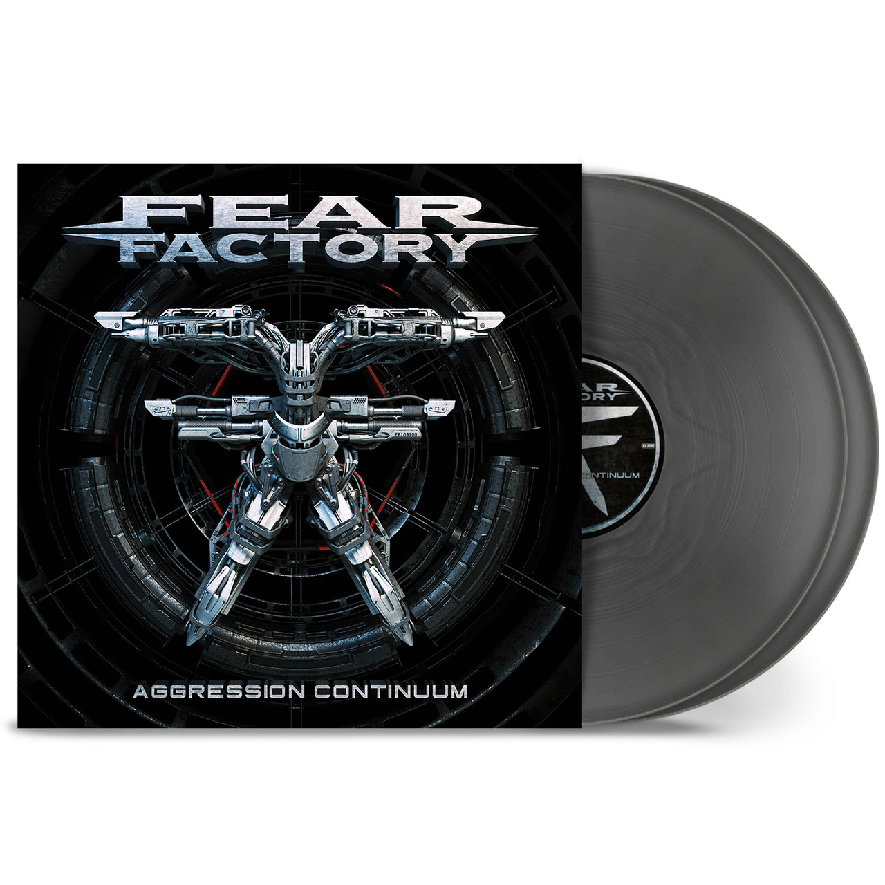 Fear Factory 'Aggression Continuum' 2LP Silver Vinyl