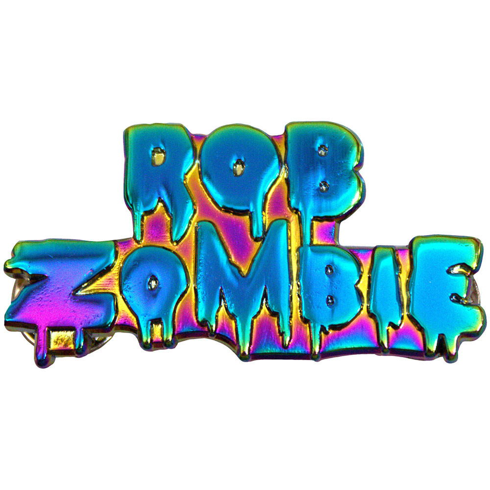 Rob Zombie 'Multicoloured Logo' Pin Badge | Eyesore Merch