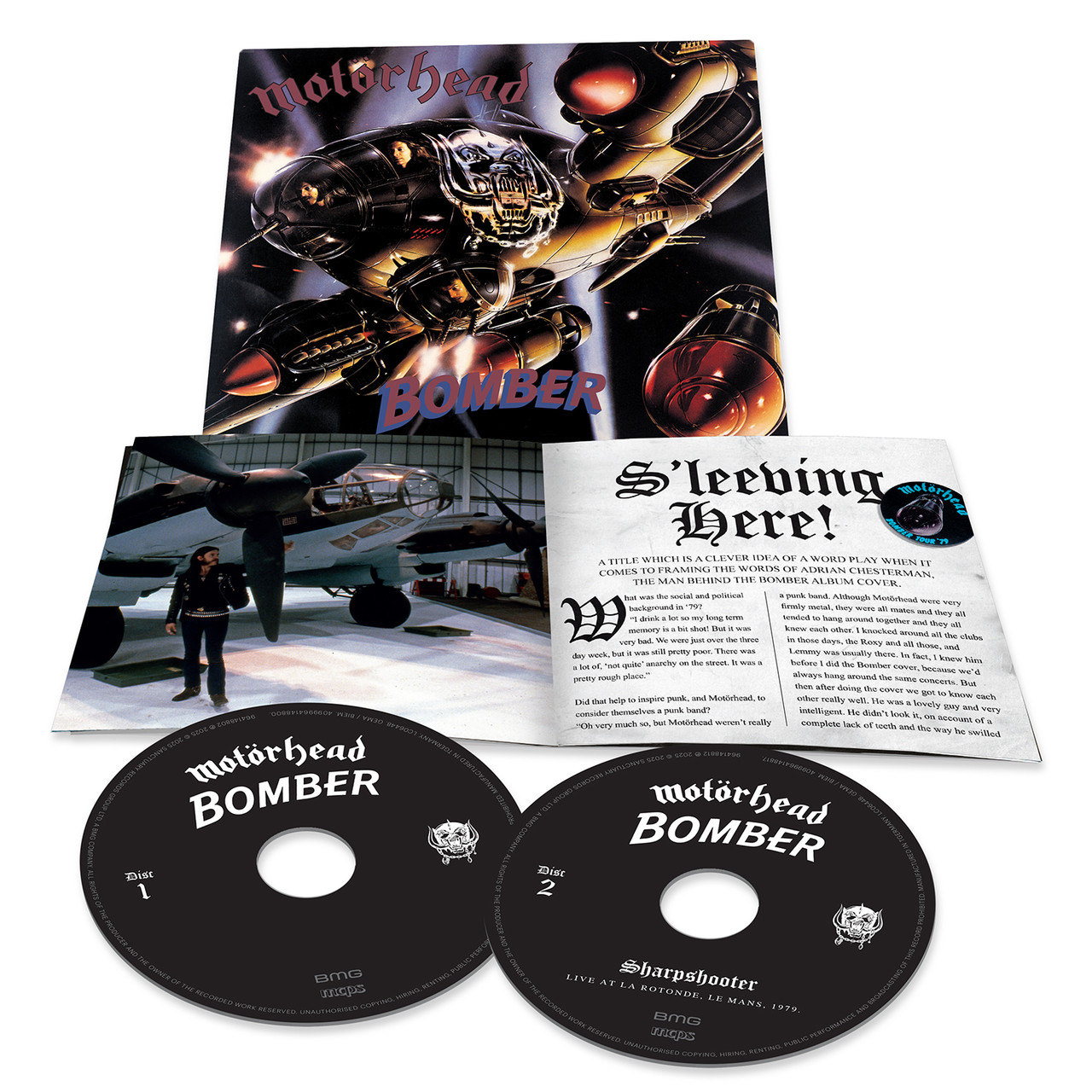 Motorhead 'Bomber' (Remastered) 2CD Digisleeve