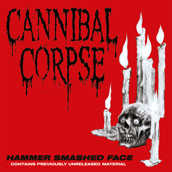 Cannibal Corpse 'Hammer Smashed Face' LP Clear Red Splatter Vinyl
