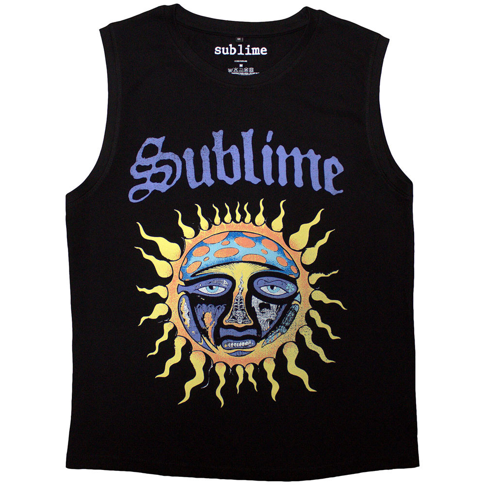 Sublime 'Sun Logo' (Black) Tank Vest | Eyesore Merch