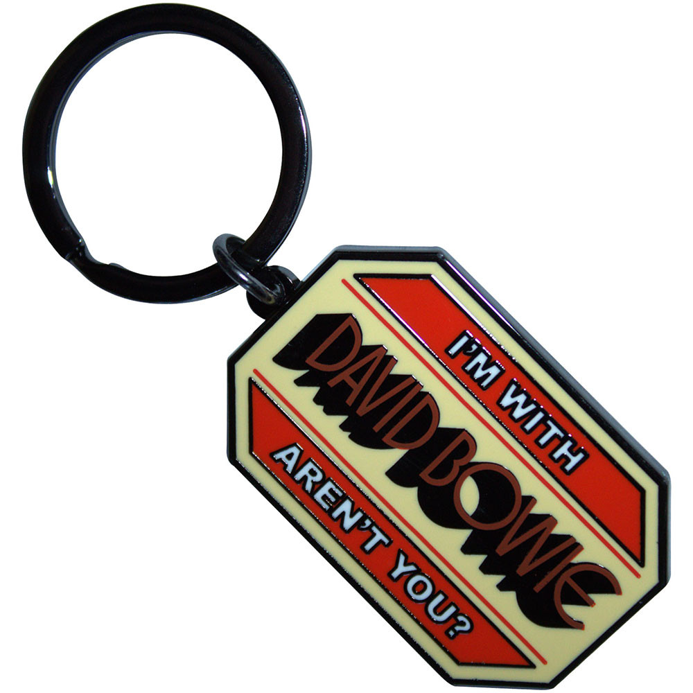 David Bowie 'I'm With...' Keyring | Eyesore Merch