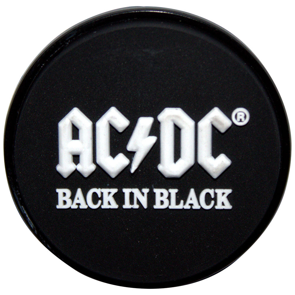 AC/DC 'Back In Black' Pin Badge | Eyesore Merch